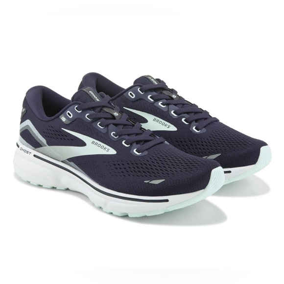 Brooks | Shoes | Brooks Ghost 5 Cushioned Running Shoes 85 Wide Navy ...